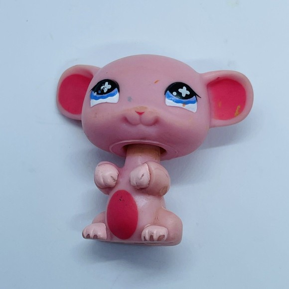 Hasbro | Toys | Authentic Littlest Pet Shop Lps 632 Pink Mouse Hasbro ...
